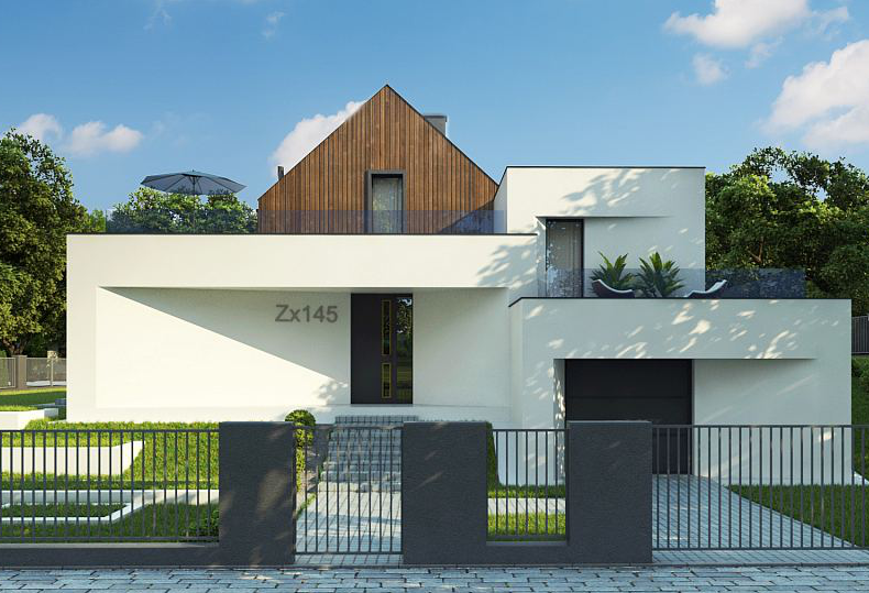 Zx145 135.90 m2 | Projekt domu jednorodzinnego | projekty domów ...
